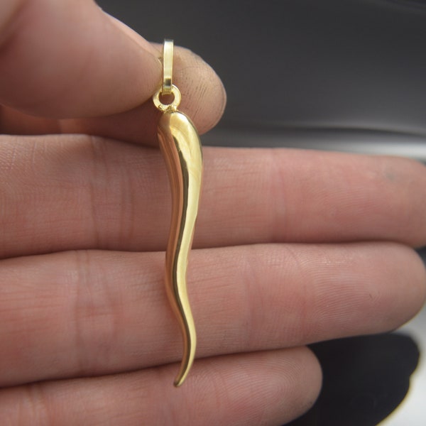 Gold Cornicello Italian Horns Made in Italy - Etsy