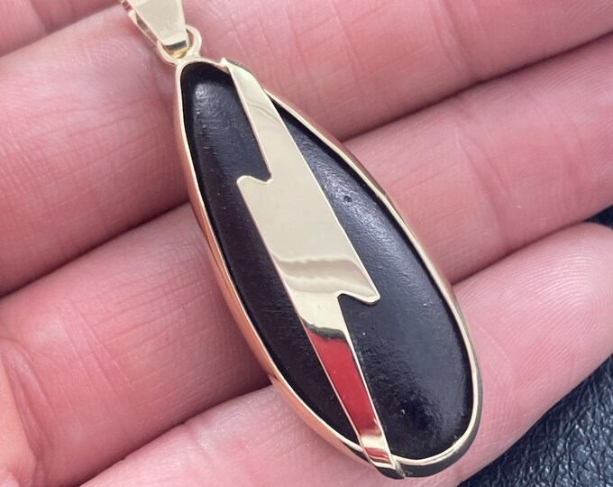 Piedra De Rayo 14 Kilates Piedra De Los Siete Rayos 14k Gold - Etsy