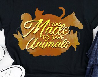 Animal Rescue Shirt, I'll Be There for You, Rescuer Shirt, Veterinarian ...