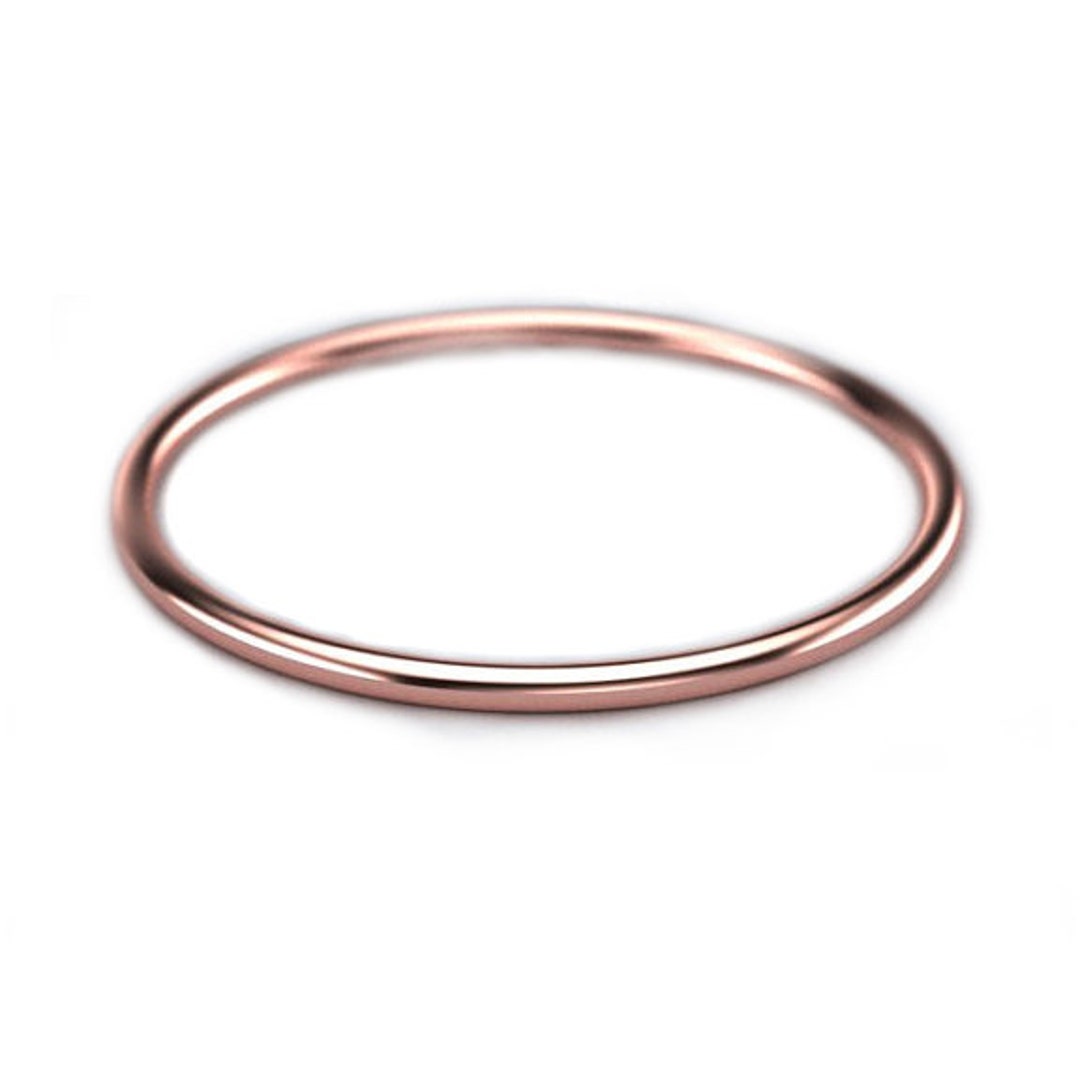 1mm rose gold wedding band store