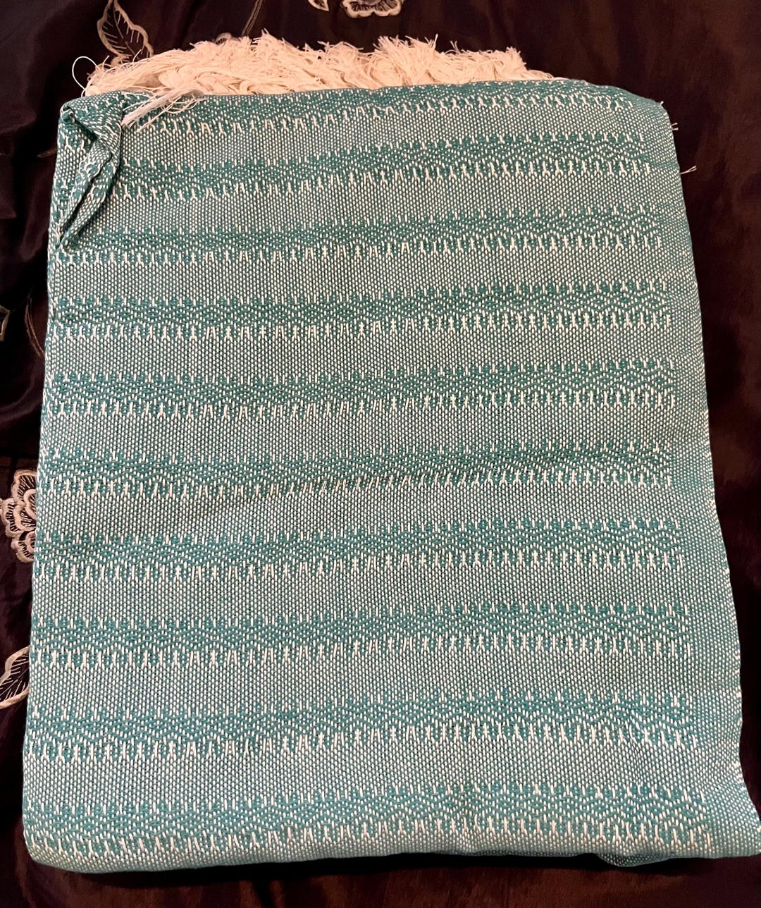 Handwoven 100% Cotton Rebozo Green - Etsy