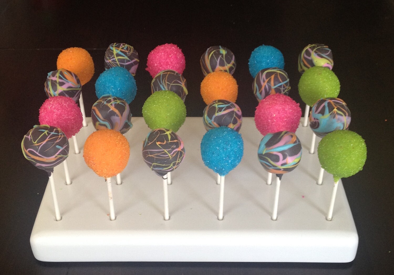 Neon Cake Pops | Etsy