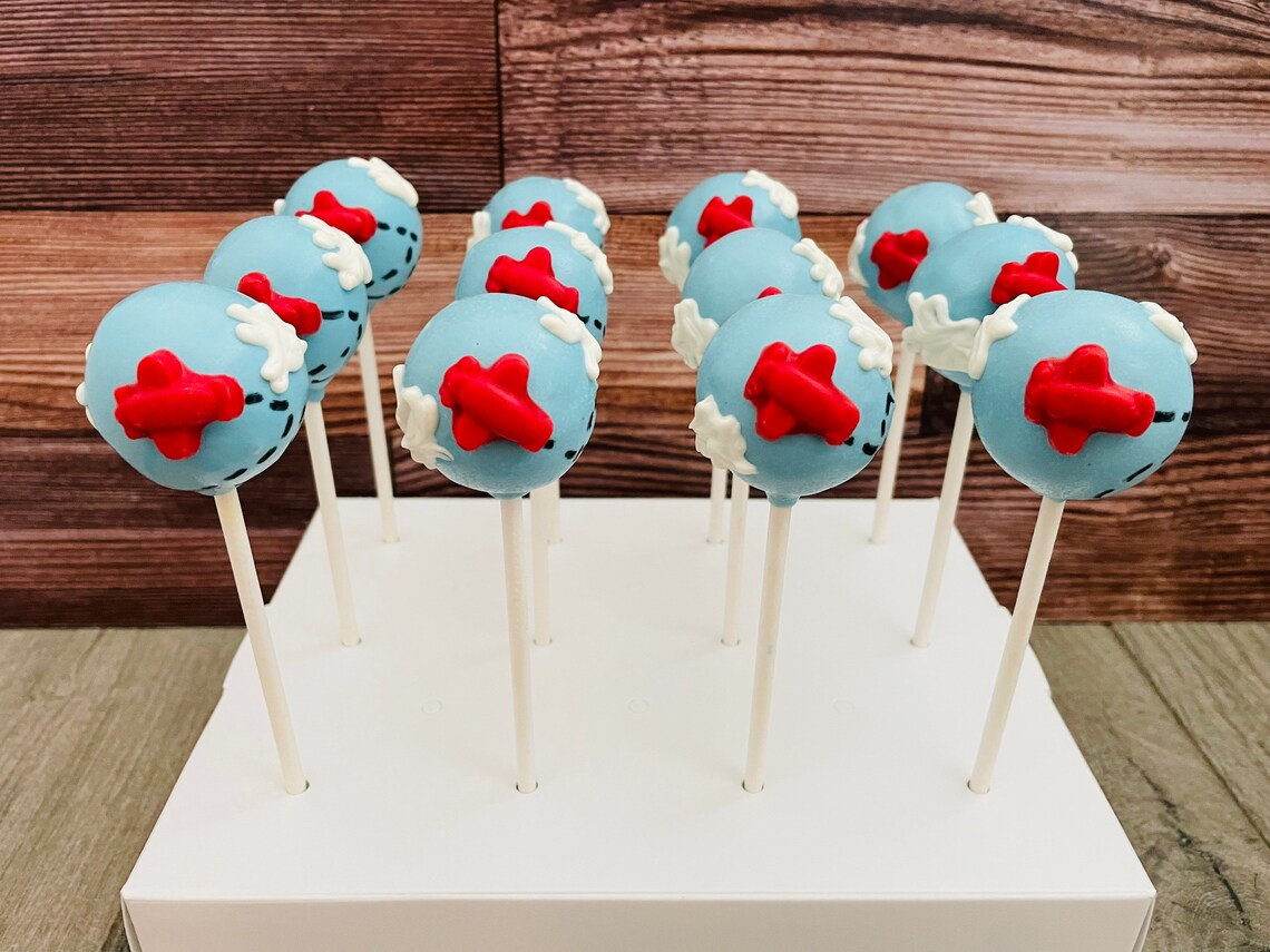 Airplane Cake Pops | Etsy
