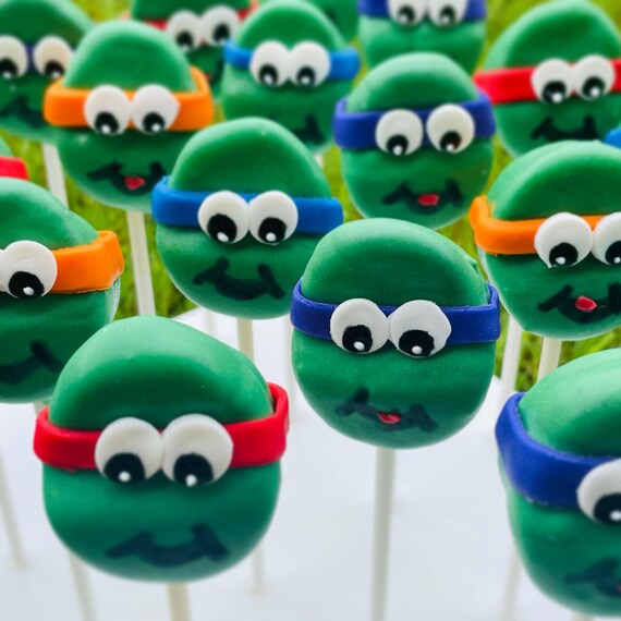Ninja Turtle Cake Pops