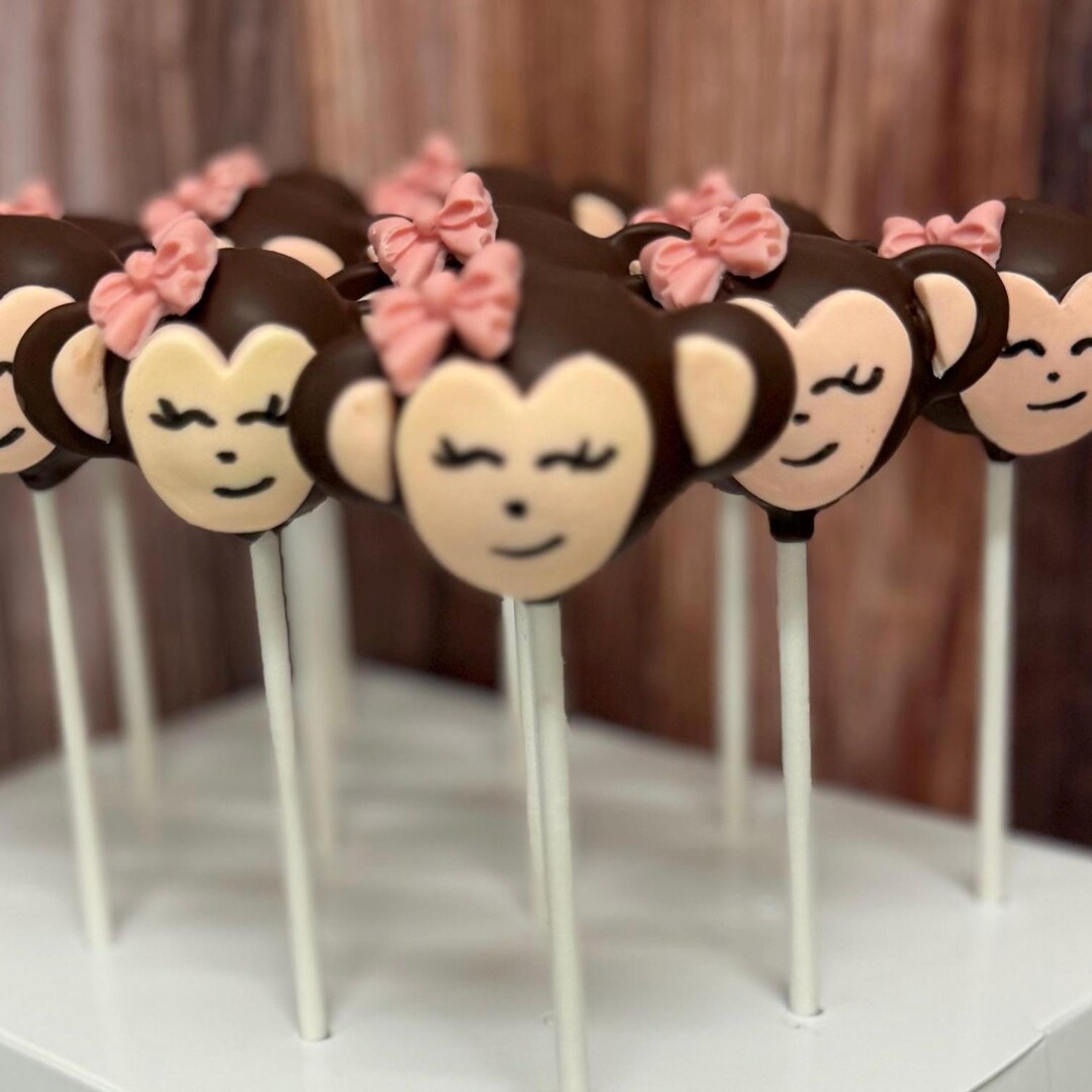 Monkey Cake Pops - Etsy