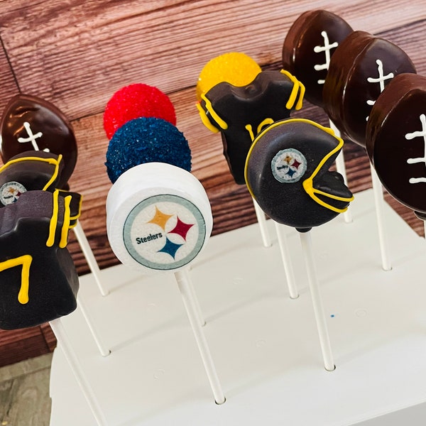Football Cake Pops - Etsy