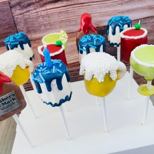 Cocktails and Birthday Cake Pops - Etsy