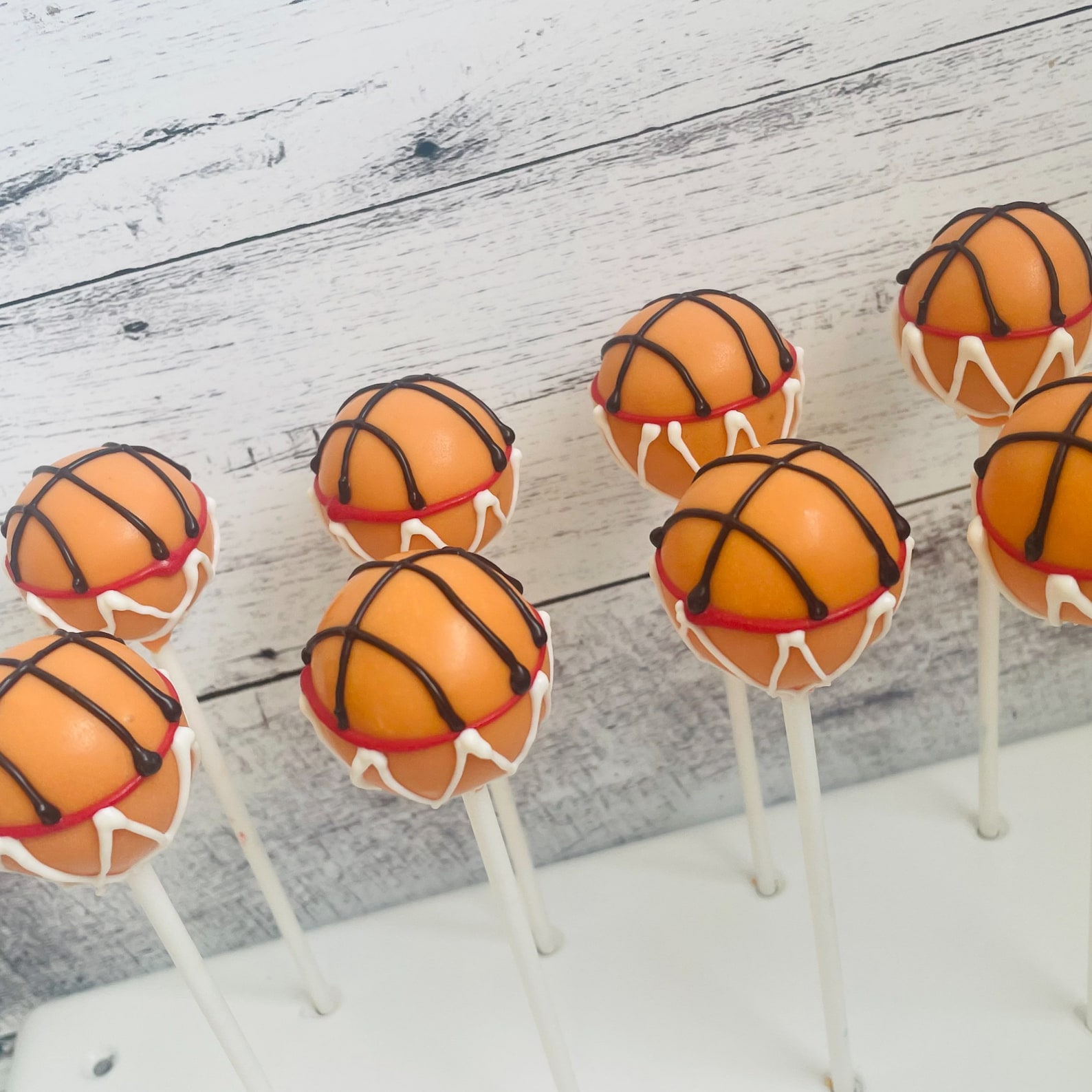 Basketball Cake Pops - Etsy