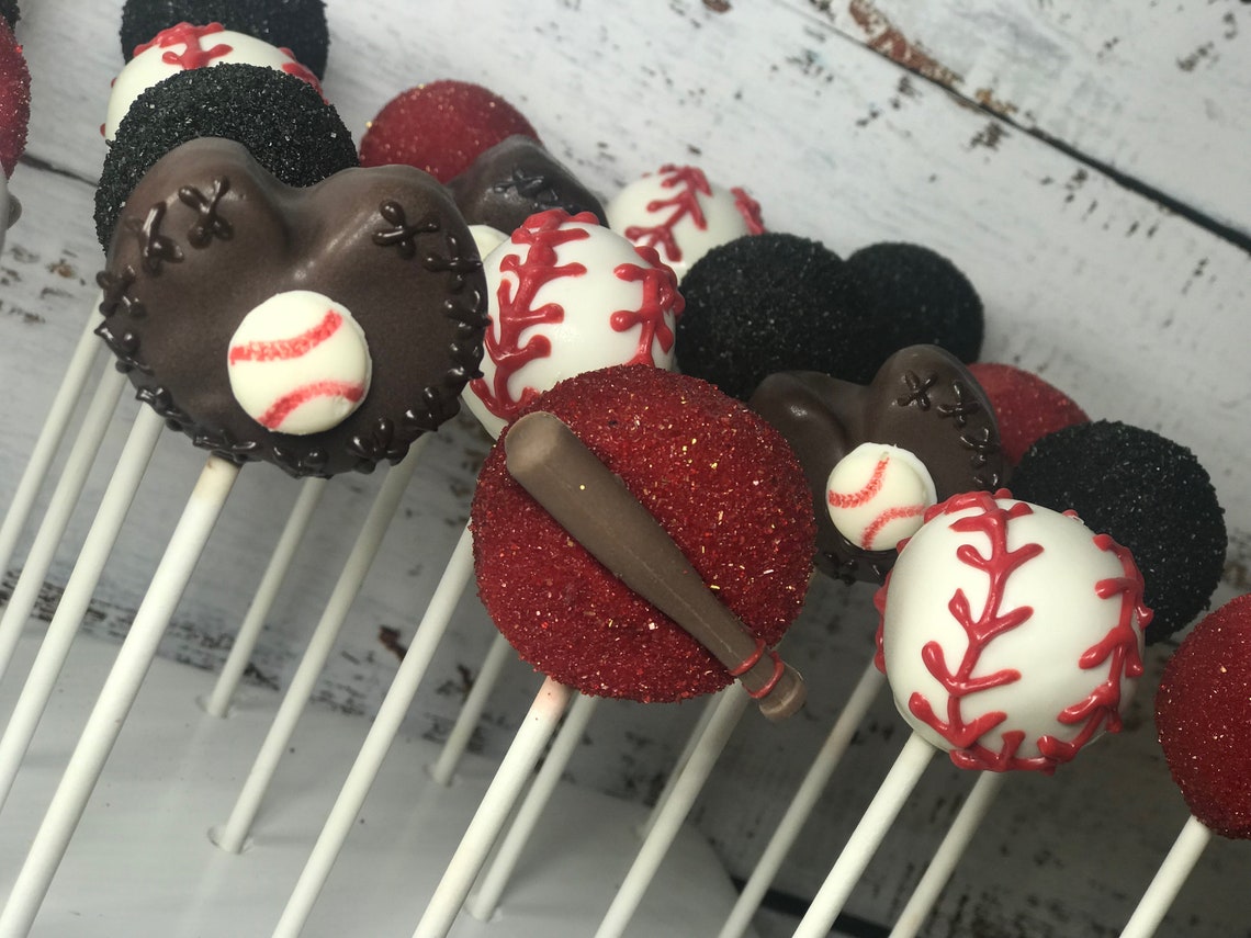 Baseball Cake Pops - Etsy