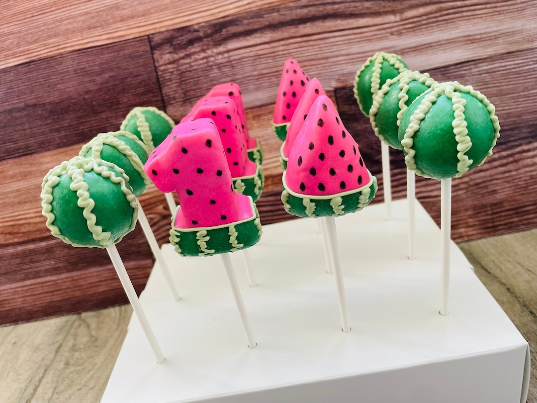 Watermelon Cake Pops