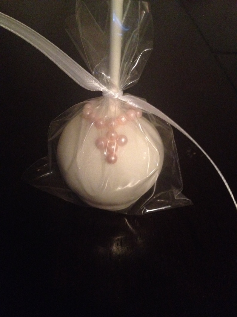 Cross or Rosary Baptism Confirmation Cake Pops - Etsy