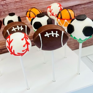 Sports Cake Pops - Etsy