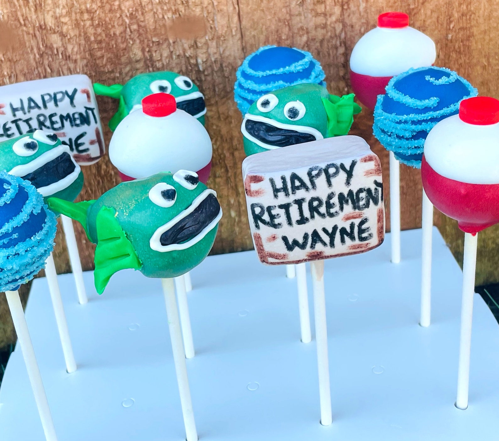 Fishing Cake Pops Fishing Theme Gifts Fishing Theme Party - Etsy