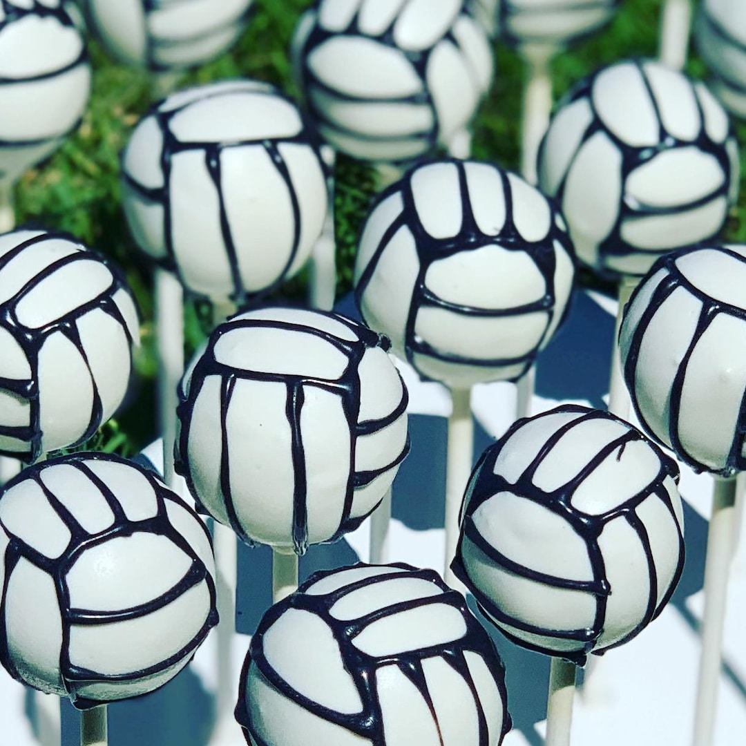 Volleyball Cake Pops - Etsy