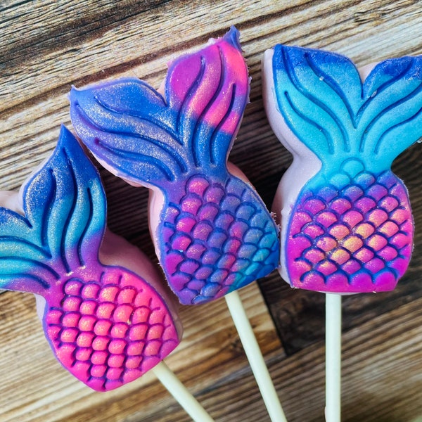 Mermaid Cake Pops - Etsy