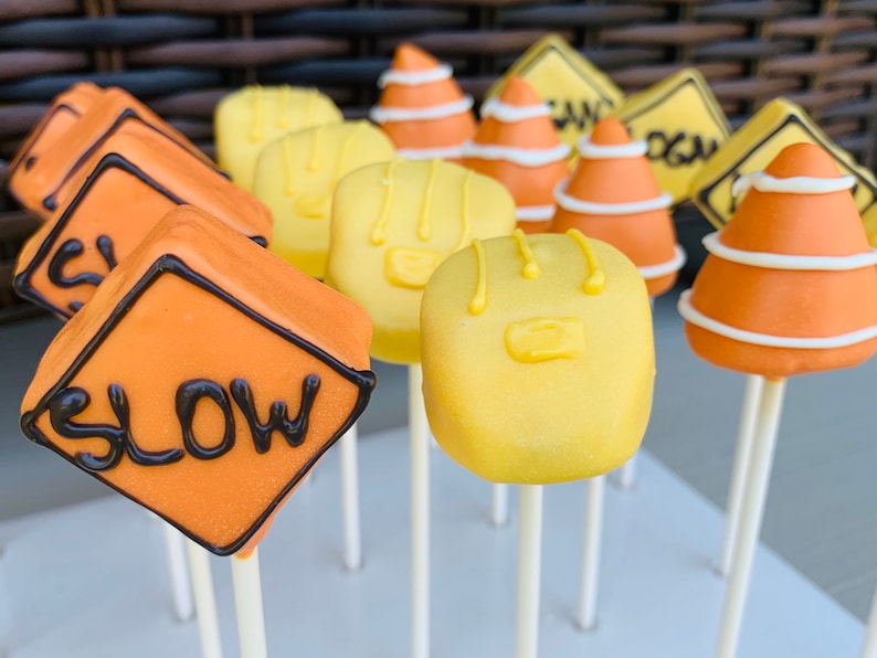 Construction Cake Pops - Etsy