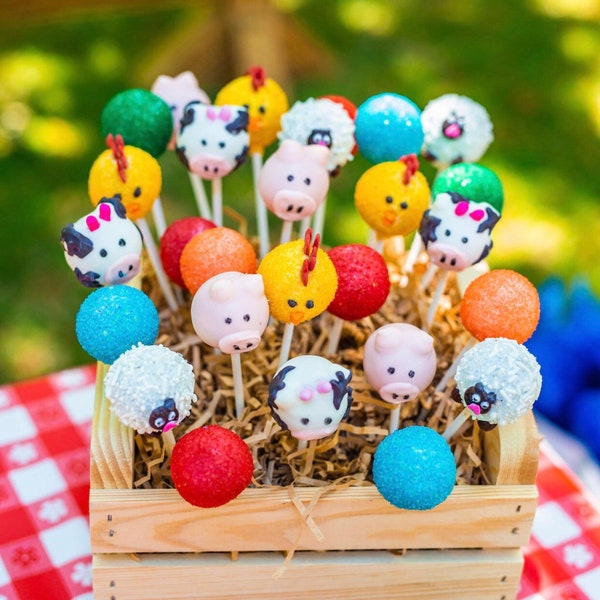 Animal Cake Pops - Etsy