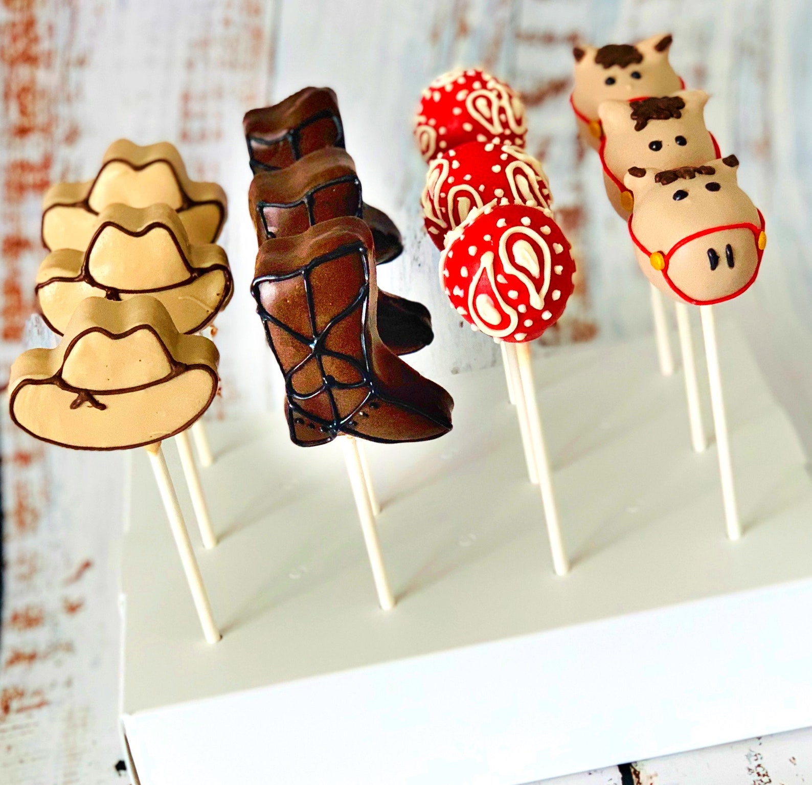 Cowboy Western Cake Pops - Etsy