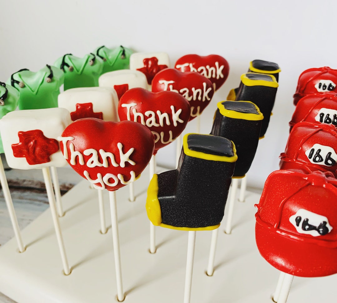Essential Worker Thank You Cake Pops - Etsy