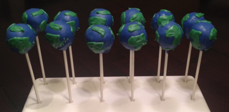 Planet Earth Cake Pops | Etsy