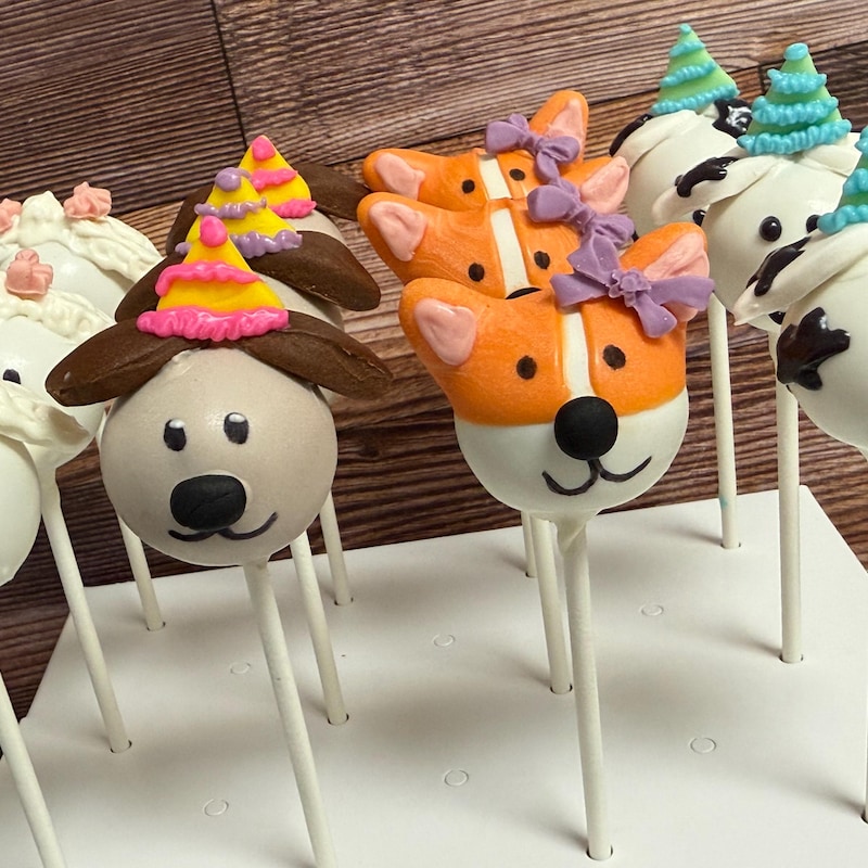 Animal Cake Pops - Etsy