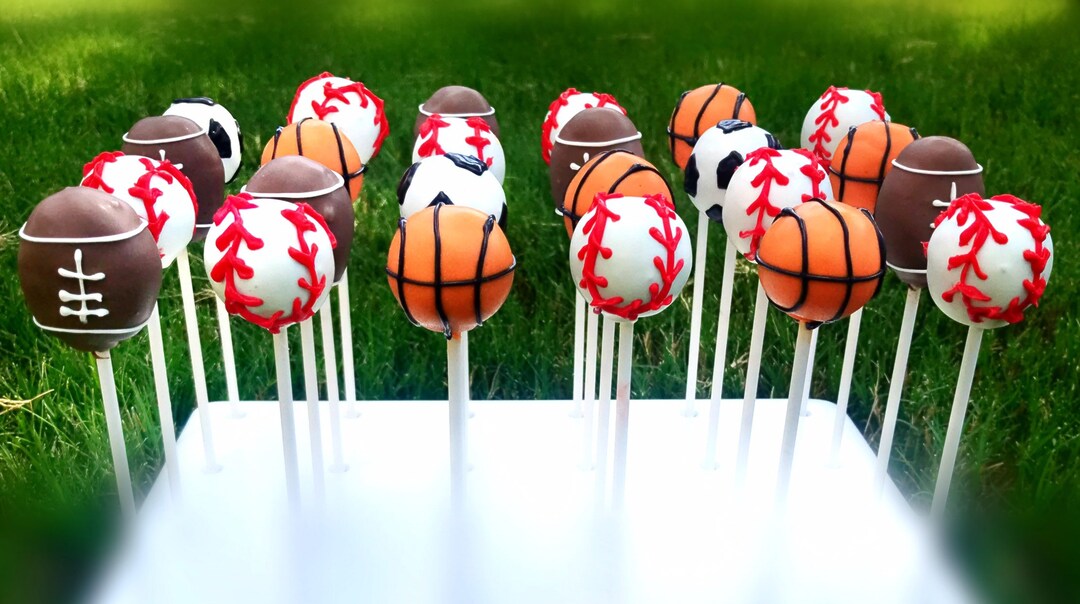 Sports Cake Pops - Etsy