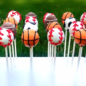 Sports Cake Pops - Etsy