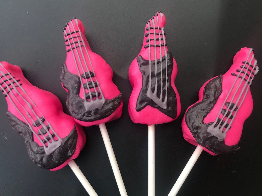 Guitar Cake Pops - Etsy