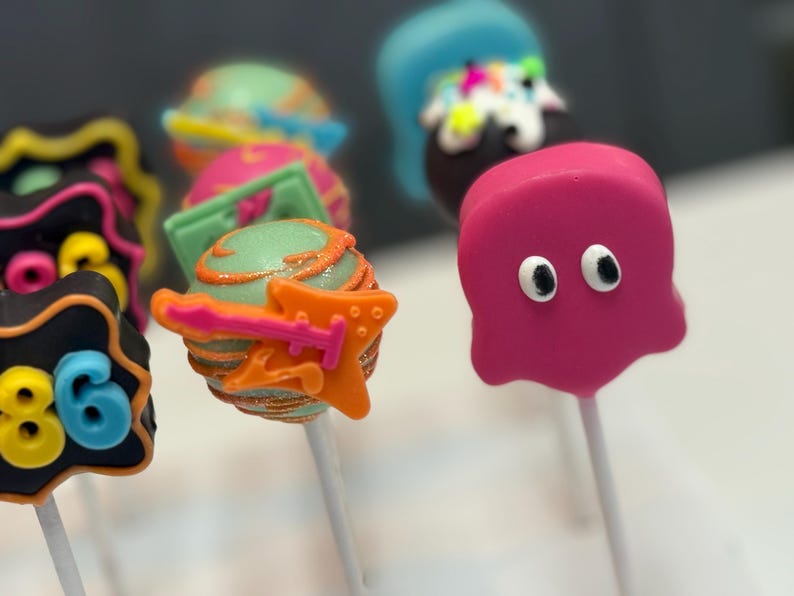 80s Themed Cake Pops - Etsy