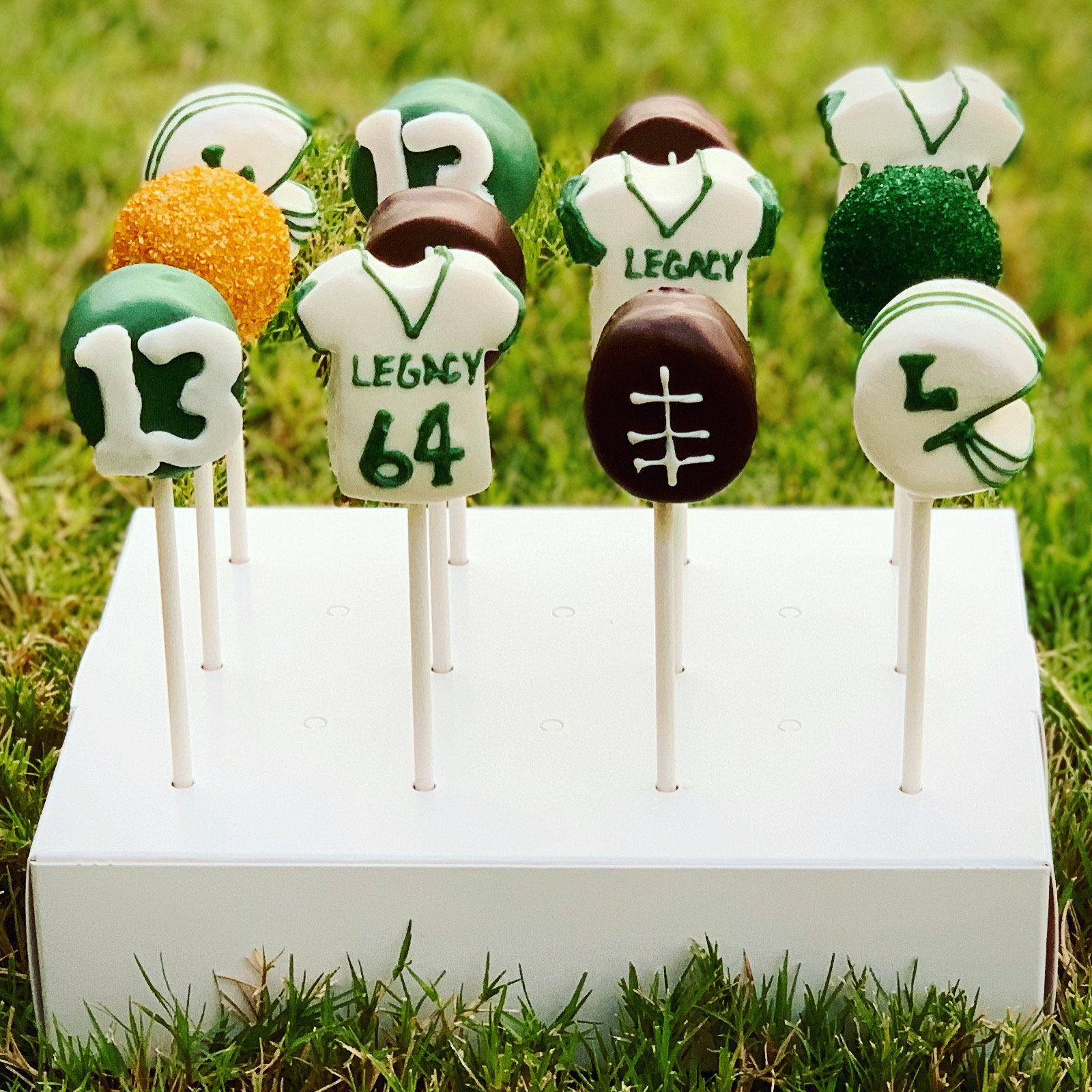 Football Cake Pops | Etsy