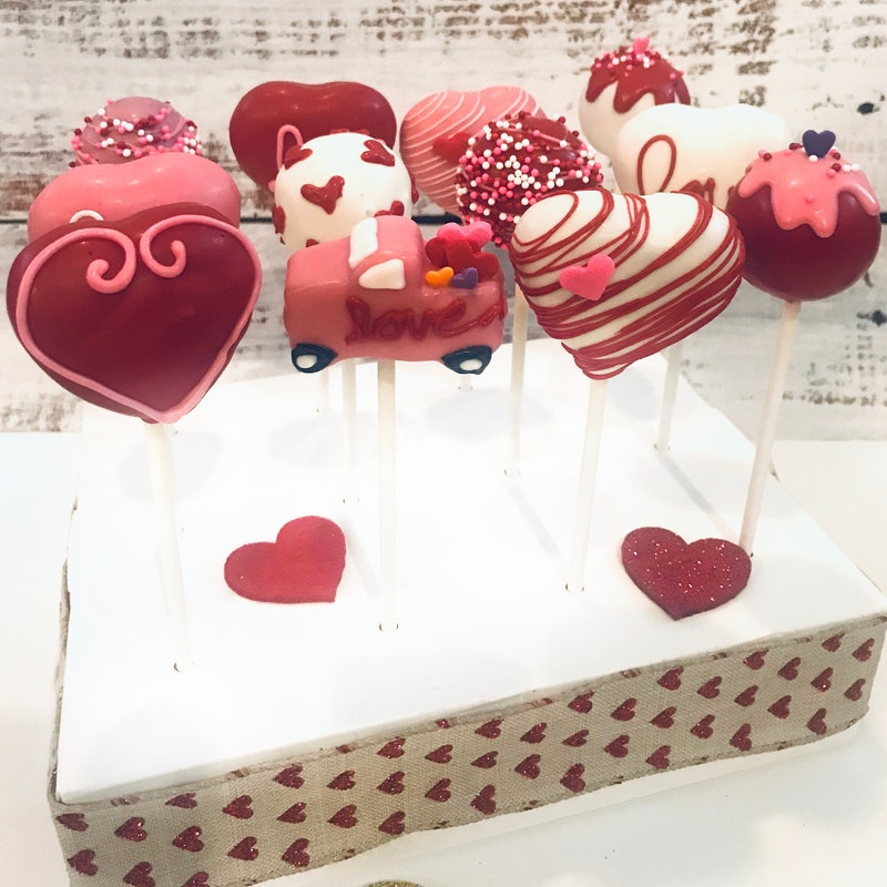 Valentines Cake Pops - Etsy