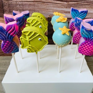 Mermaid, Fish, Under the Sea Cake Pops - Etsy