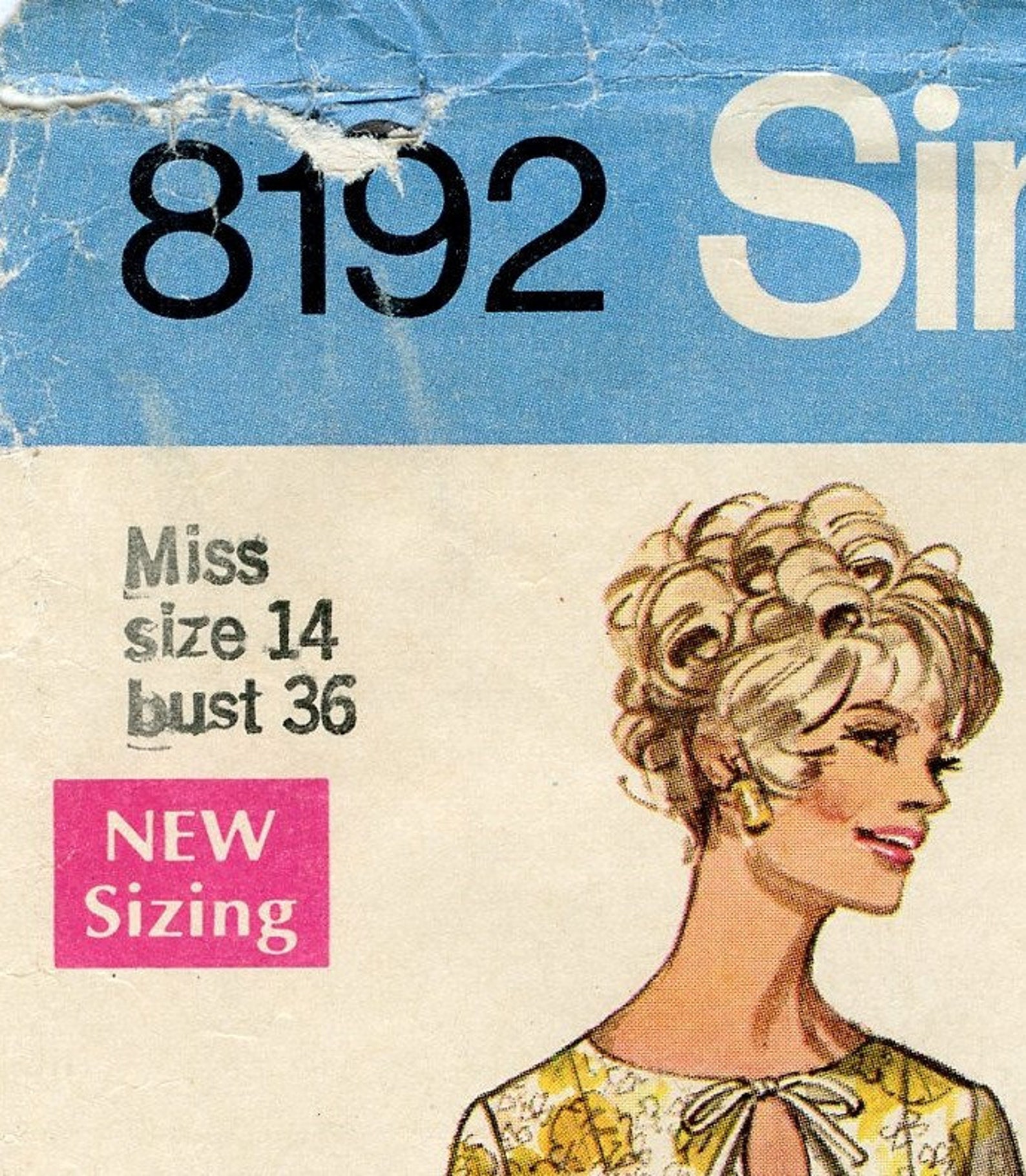 1960s Simplicity 8192 Misses Princess Seamed Dress Vintage - Etsy