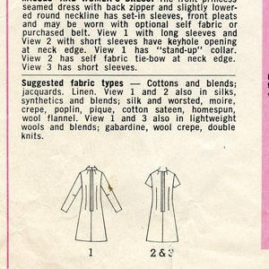 1960s Simplicity 8192 Misses Princess Seamed Dress Vintage Sewing ...