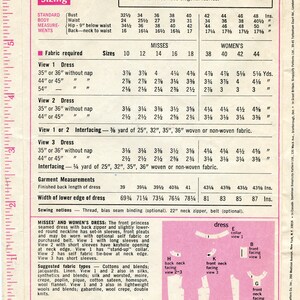 1960s Simplicity 8192 Misses Princess Seamed Dress Vintage Sewing ...