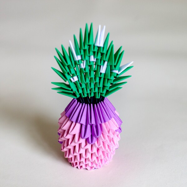 3d Paper Pineapple - Etsy