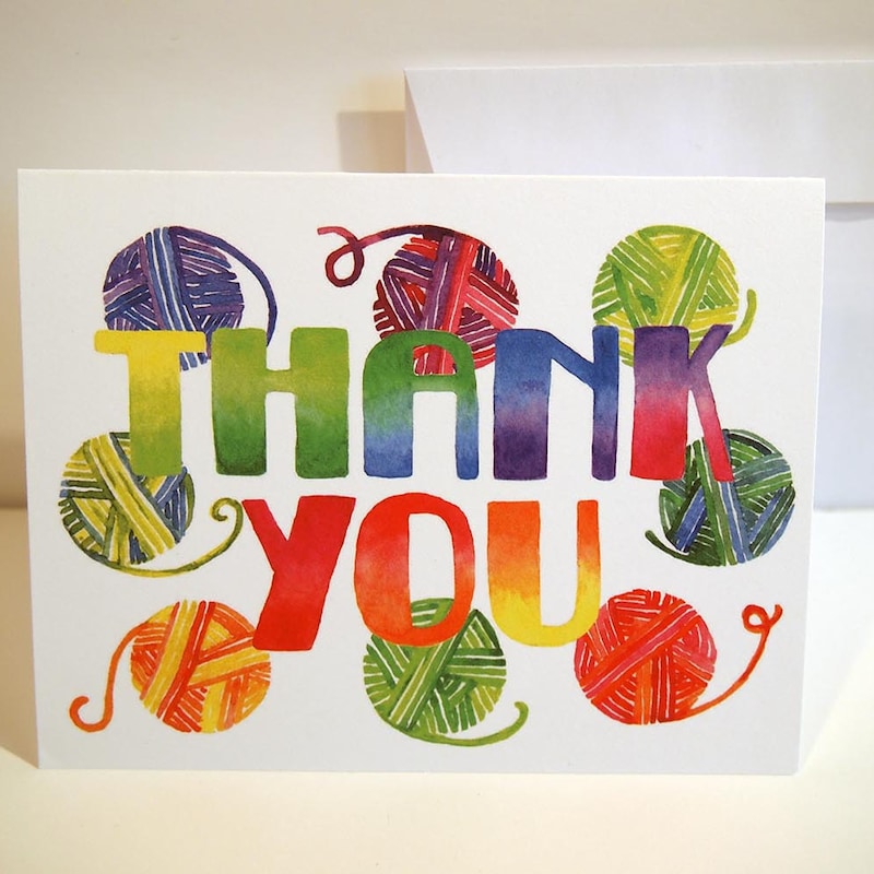 Yarn Thank You - Etsy