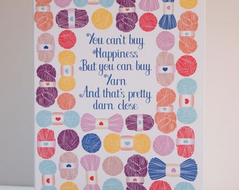 Knitting Pun Birthday Card It's Your Birthday Have a - Etsy