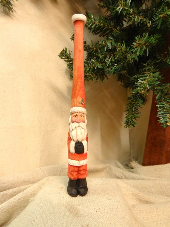 Santa Wood Carvings curated by The Wood Carvers of Etsy on Etsy