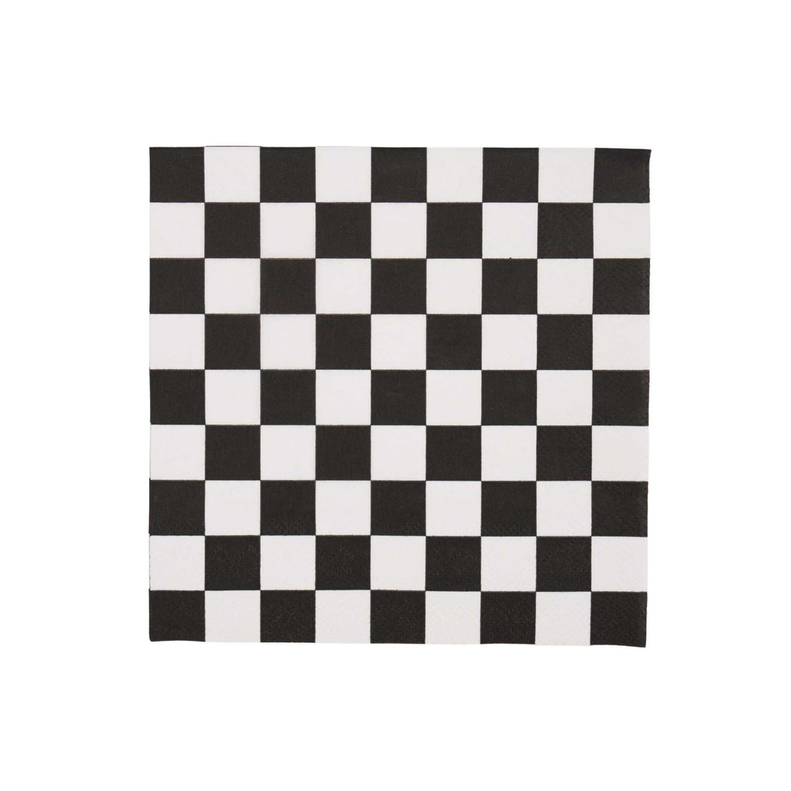 Black and White Signature Checker Large Napkins - Etsy