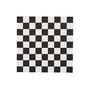 Black and White Signature Checker Large Napkins - Etsy