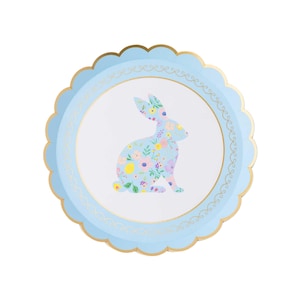 Floral Easter Bunny Small Plates - Etsy