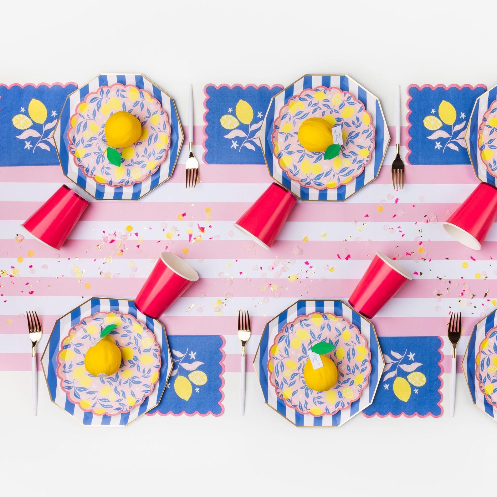 Lemon Zest Dinner Napkins - Etsy