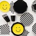 Black & White Checker Dinner Napkins - Etsy