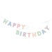 Pastel Happy Birthday Banner - Etsy
