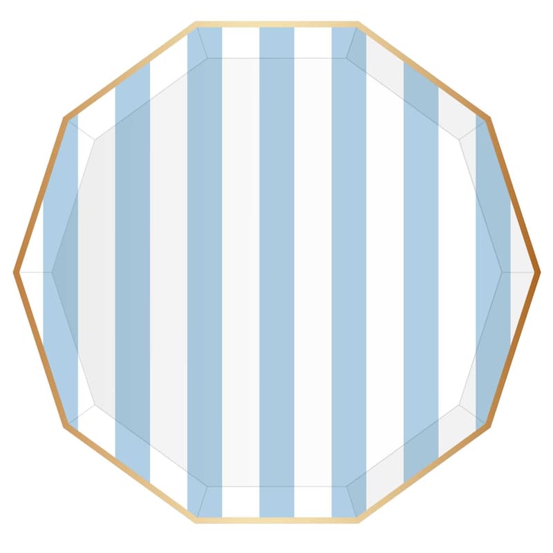 Blue Paper Plates - Etsy