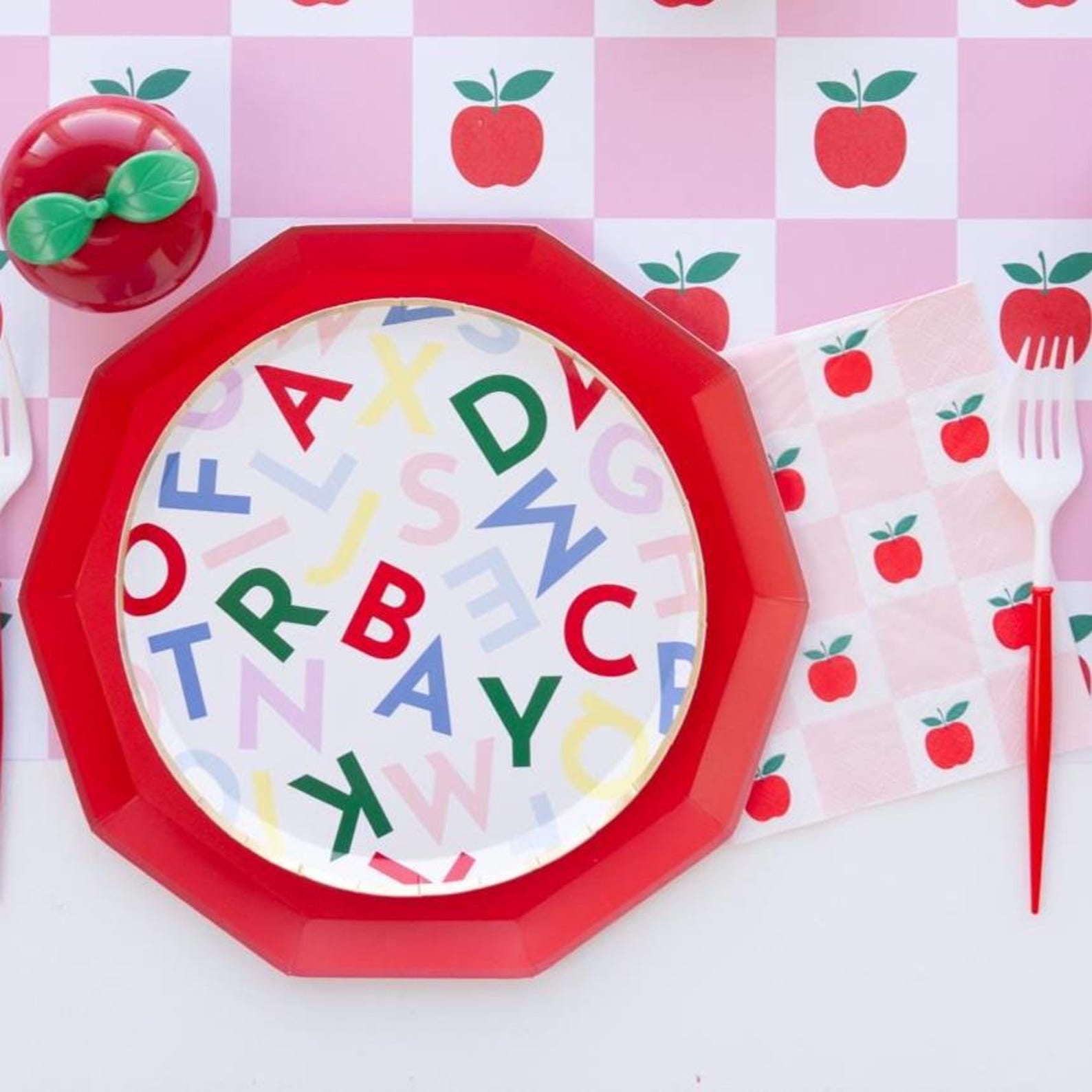 Apple Checker Dinner Napkins - Etsy
