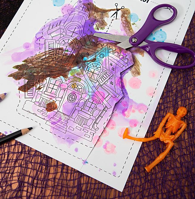 Halloween " Cut & Color " 10 Pack - Printable - Etsy