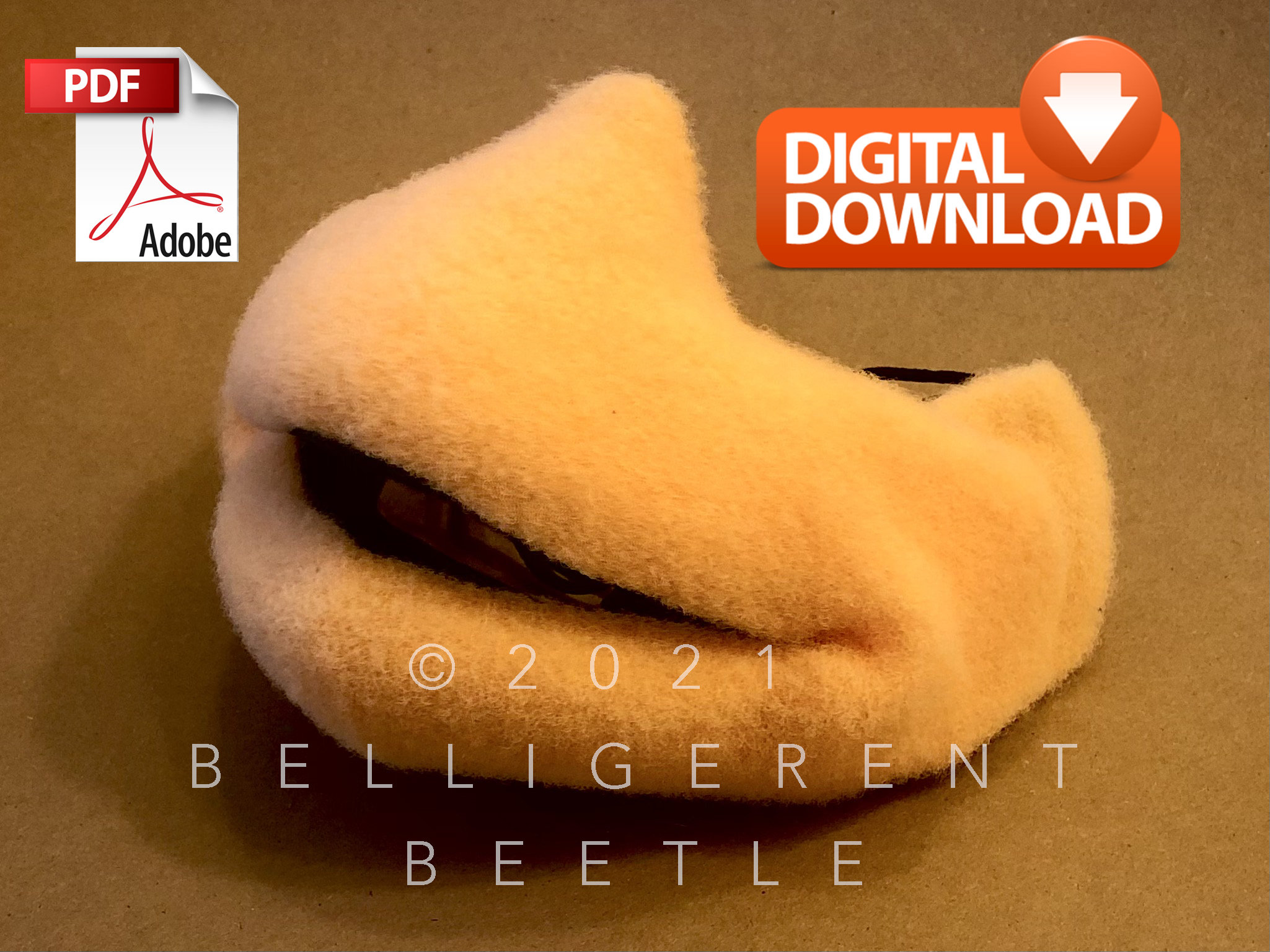 Puppet Snout Mask (pattern Only) - Etsy