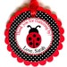 Personalized Ladybug Favor Tags Ladybug Party Ladybug | Etsy